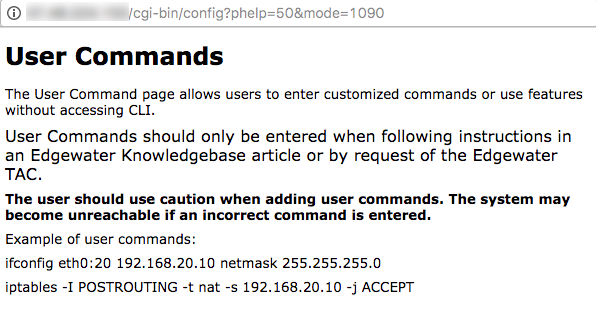 Cve 2017 6079 Blind Command Injection In Edgewater Edgemarc Devices Depth Security